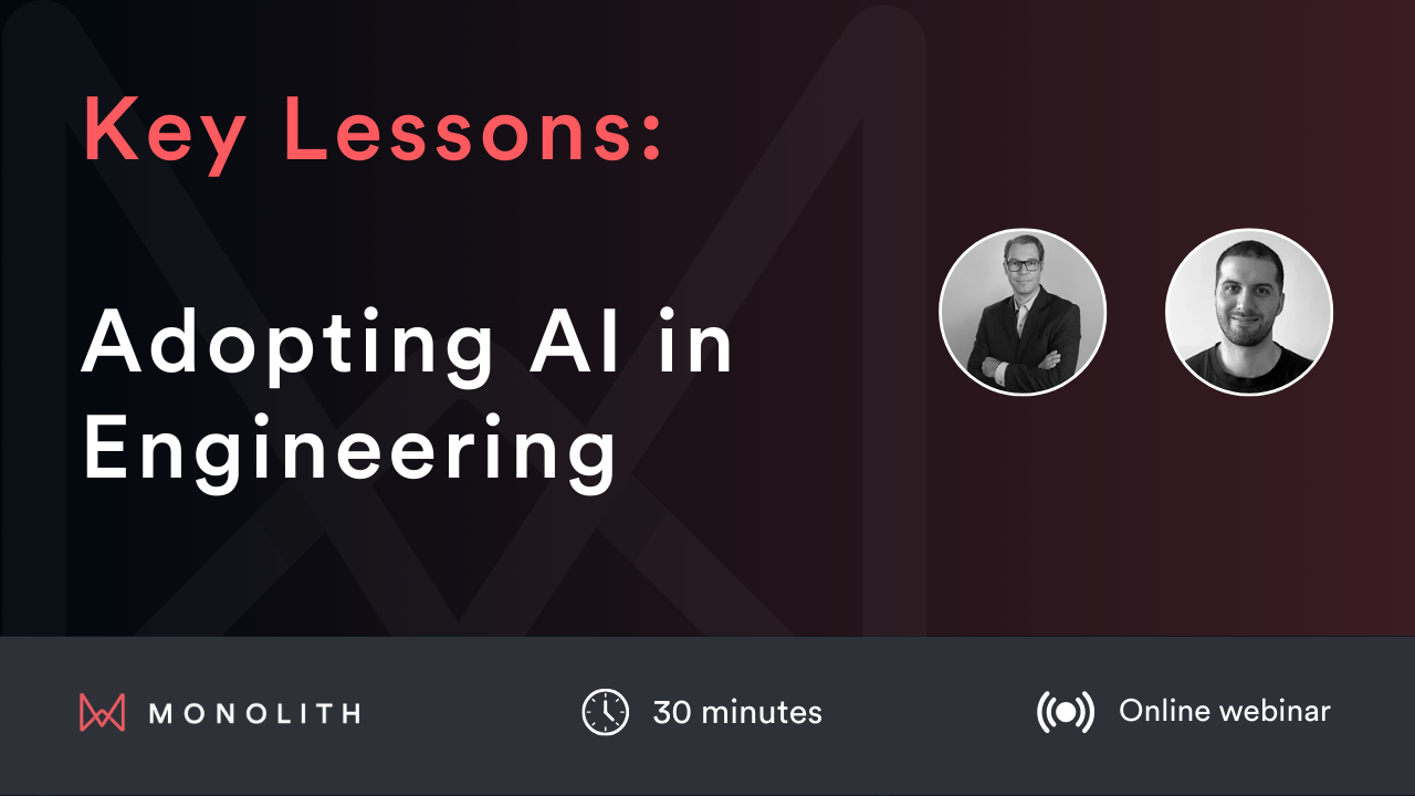 Engineering Tools and AI Software Product Modules | Monolith