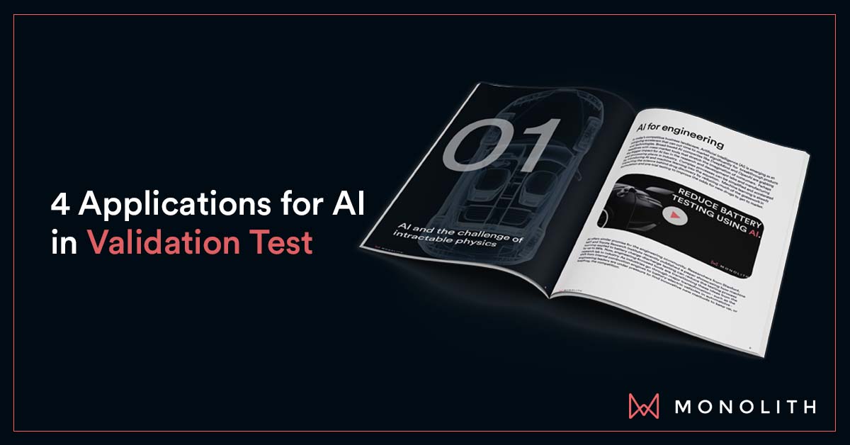 White Paper: 4 Applications for AI in Validation Test | Monolith