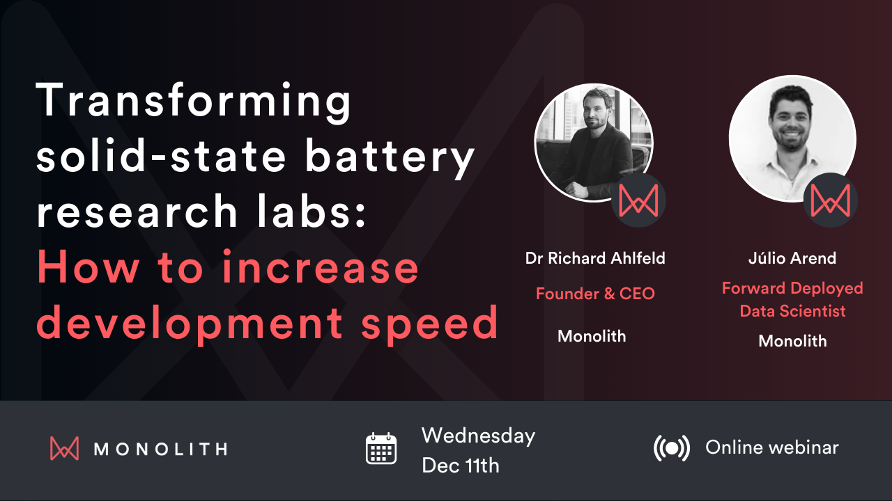 Accelerate Solid State Battery R&D with AI | Monolith